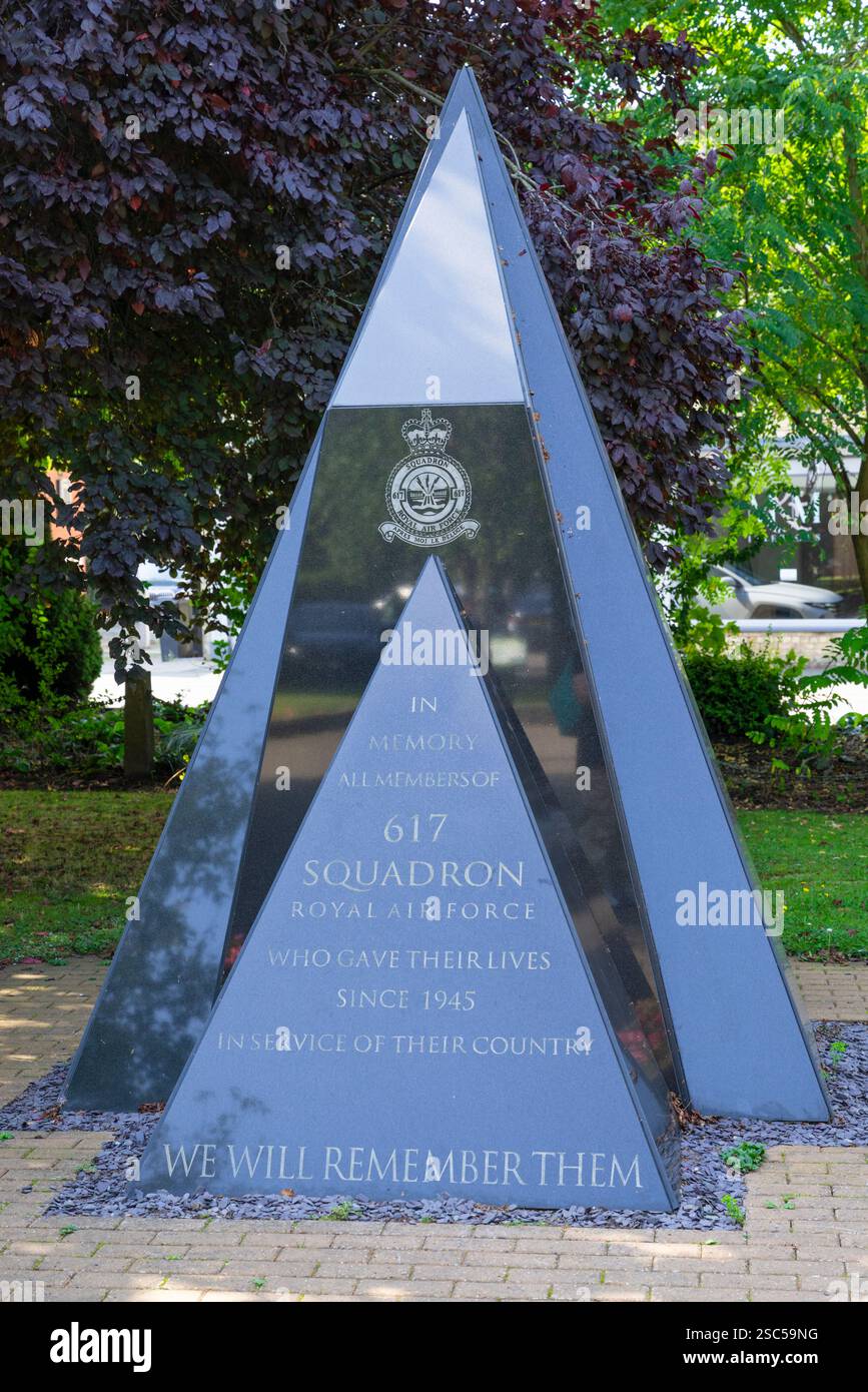 Dambusters Memorial to the members of 617 Squadron who took part in the ...