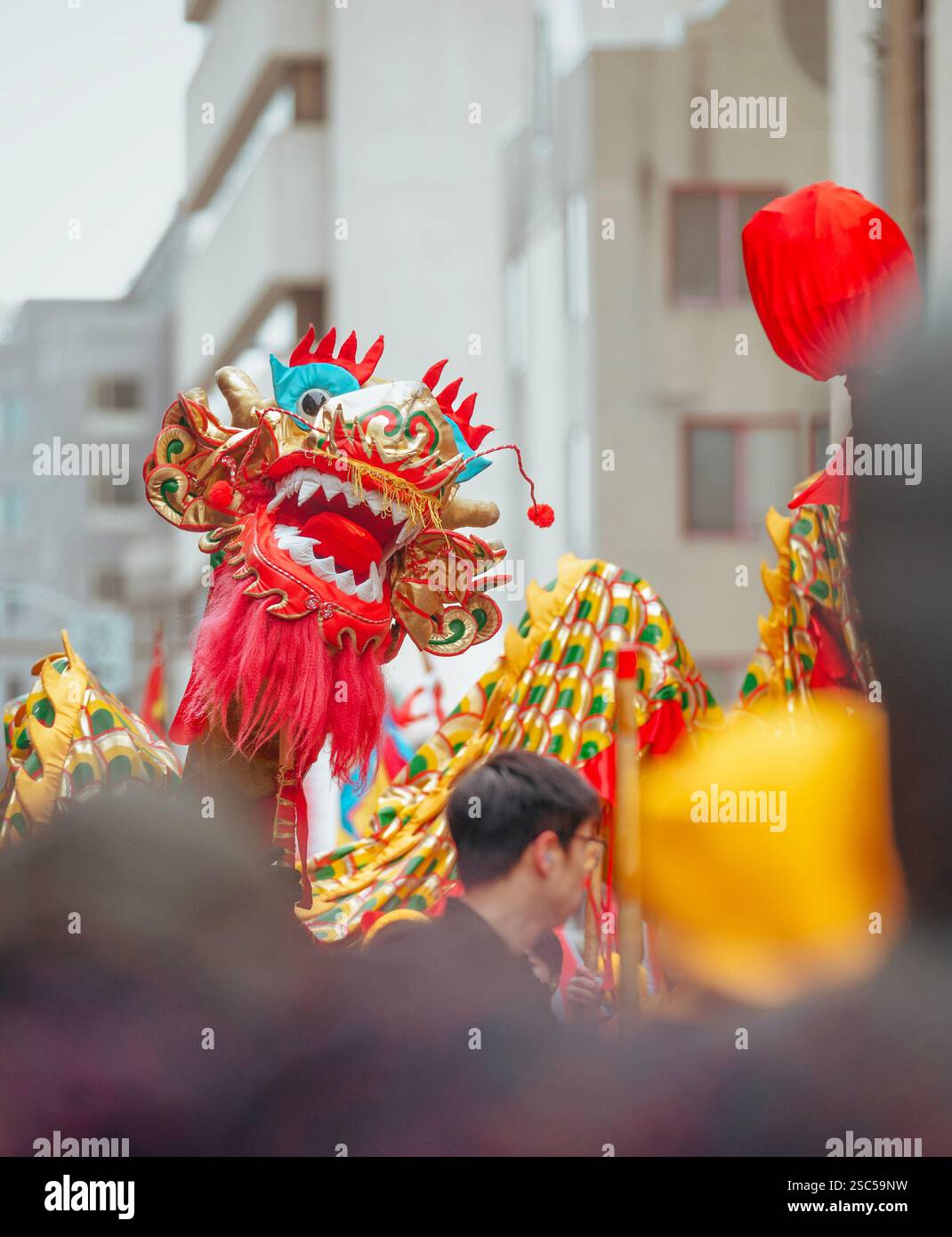 A dragon dance at the Lunar New Year Parade 2025 in Philadelphia ...