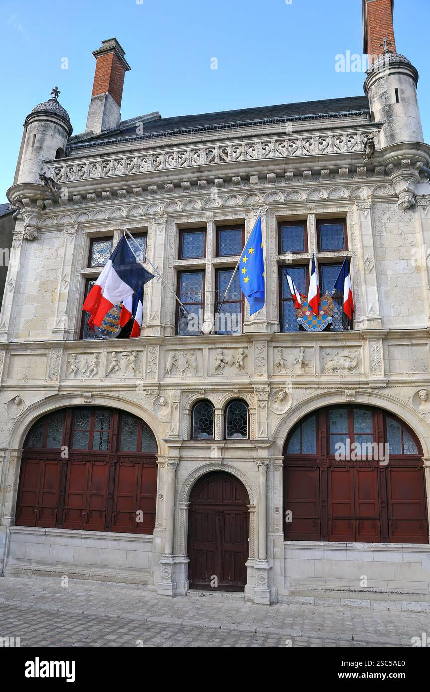 Town Hall, Beaugency, France, Europe Stock Photo - Alamy