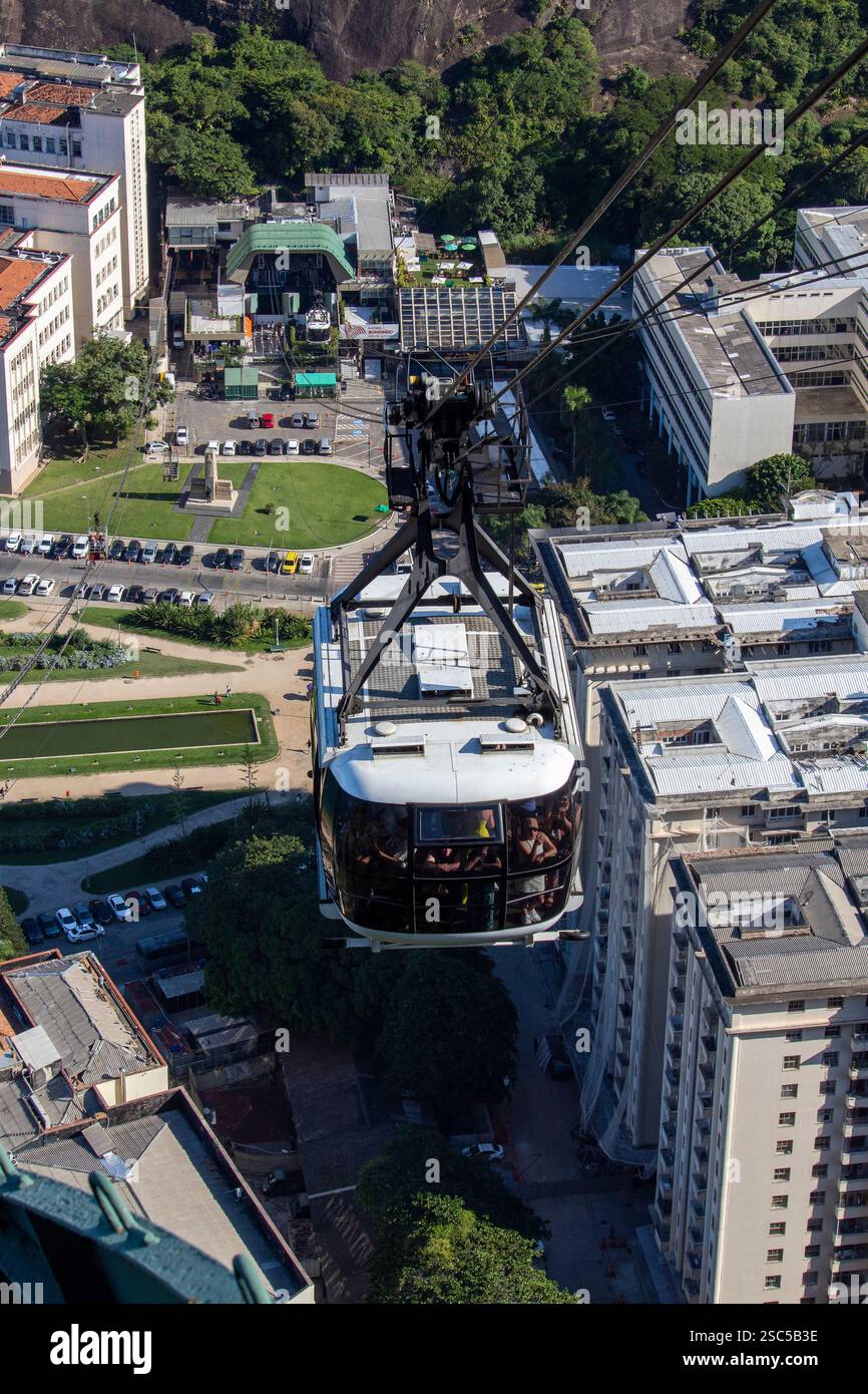 Cable car. Sugar loaf Stock Photo - Alamy