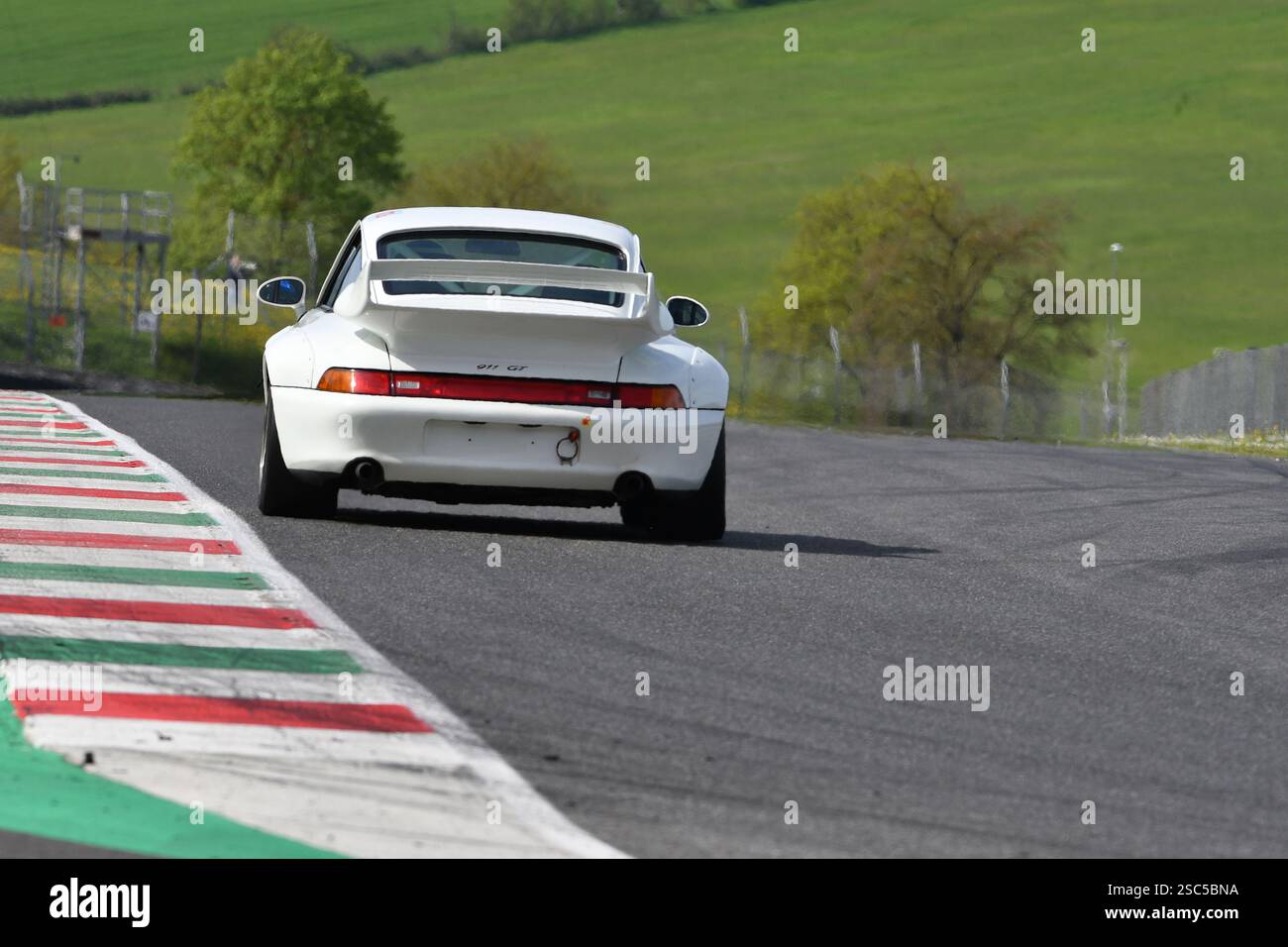 Scarperia, 5 April 2024: Porsche 993 GT2 year 1995 in action during ...