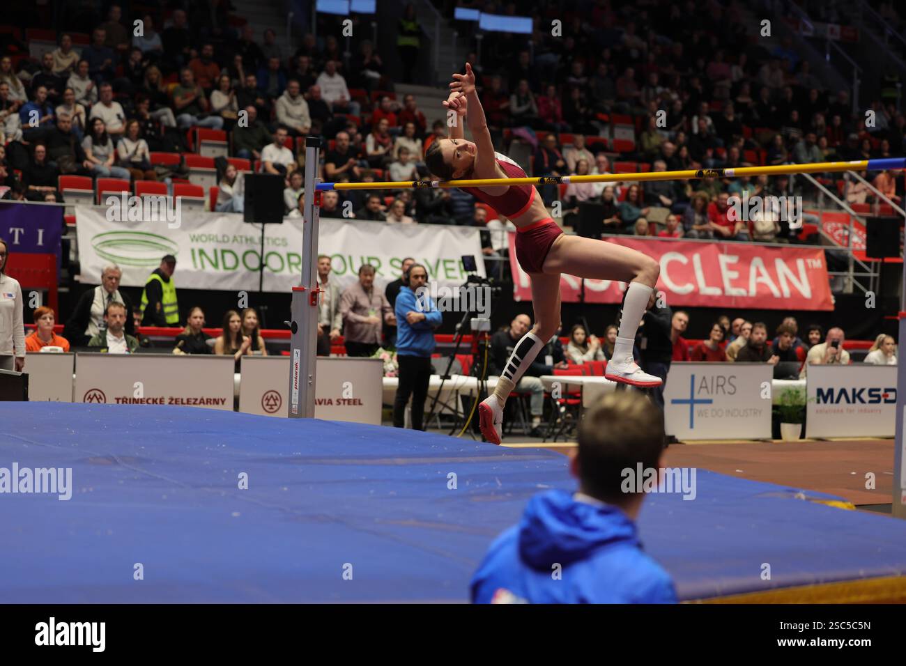 Kateryna Tabashnyk of Ukraine won the Beskydy Bar (Beskydska latka ...