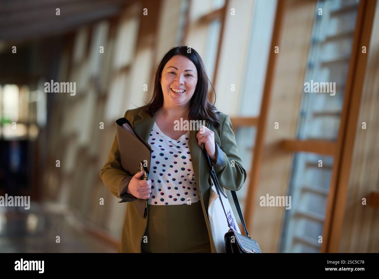 Edinburgh Scotland, UK 05 February 2025. Monica Lennon MSP at the ...