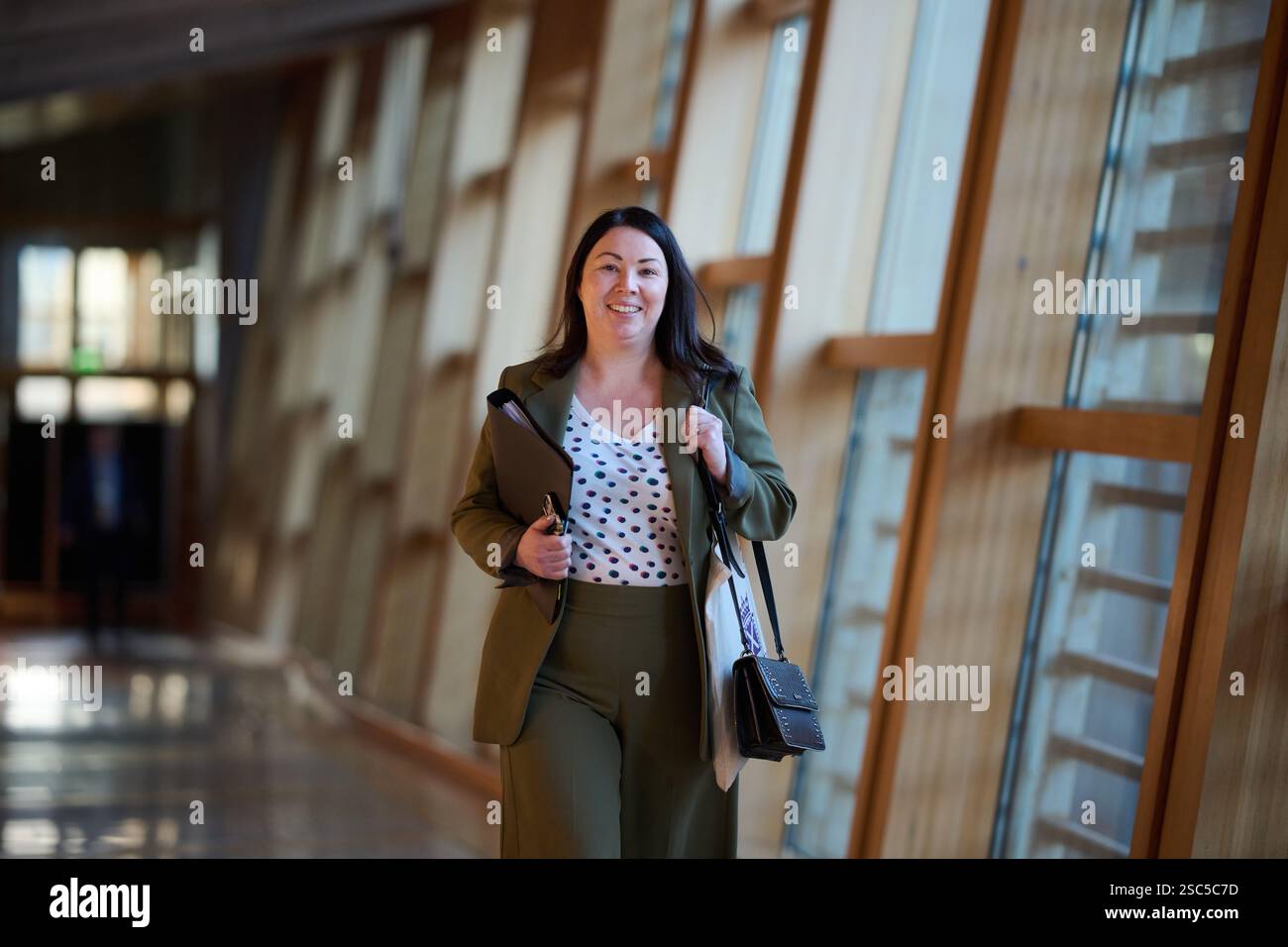 Edinburgh Scotland, UK 05 February 2025. Monica Lennon MSP at the ...