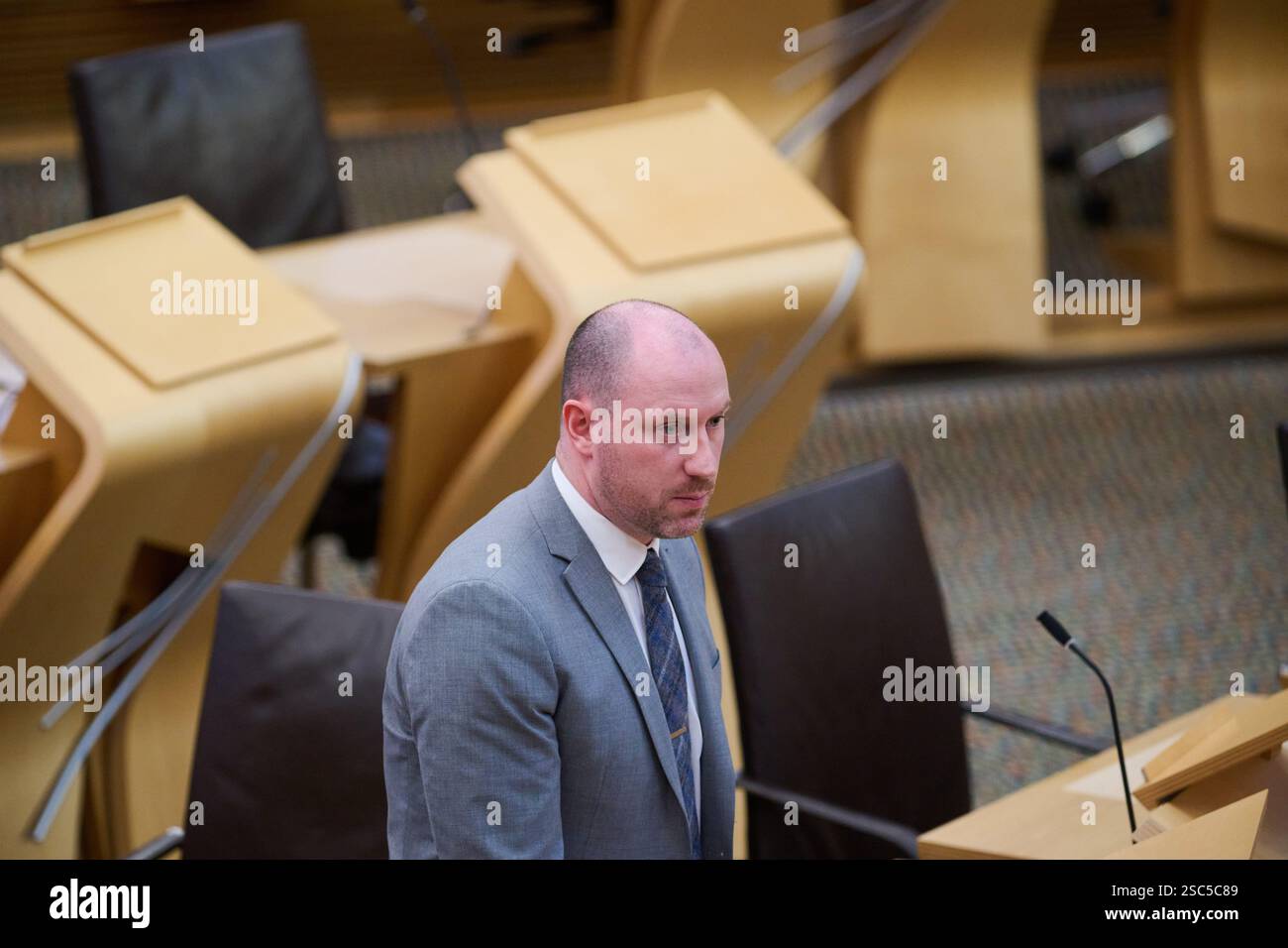 Edinburgh Scotland, UK 05 February 2025. Cabinet Secretary for Health ...