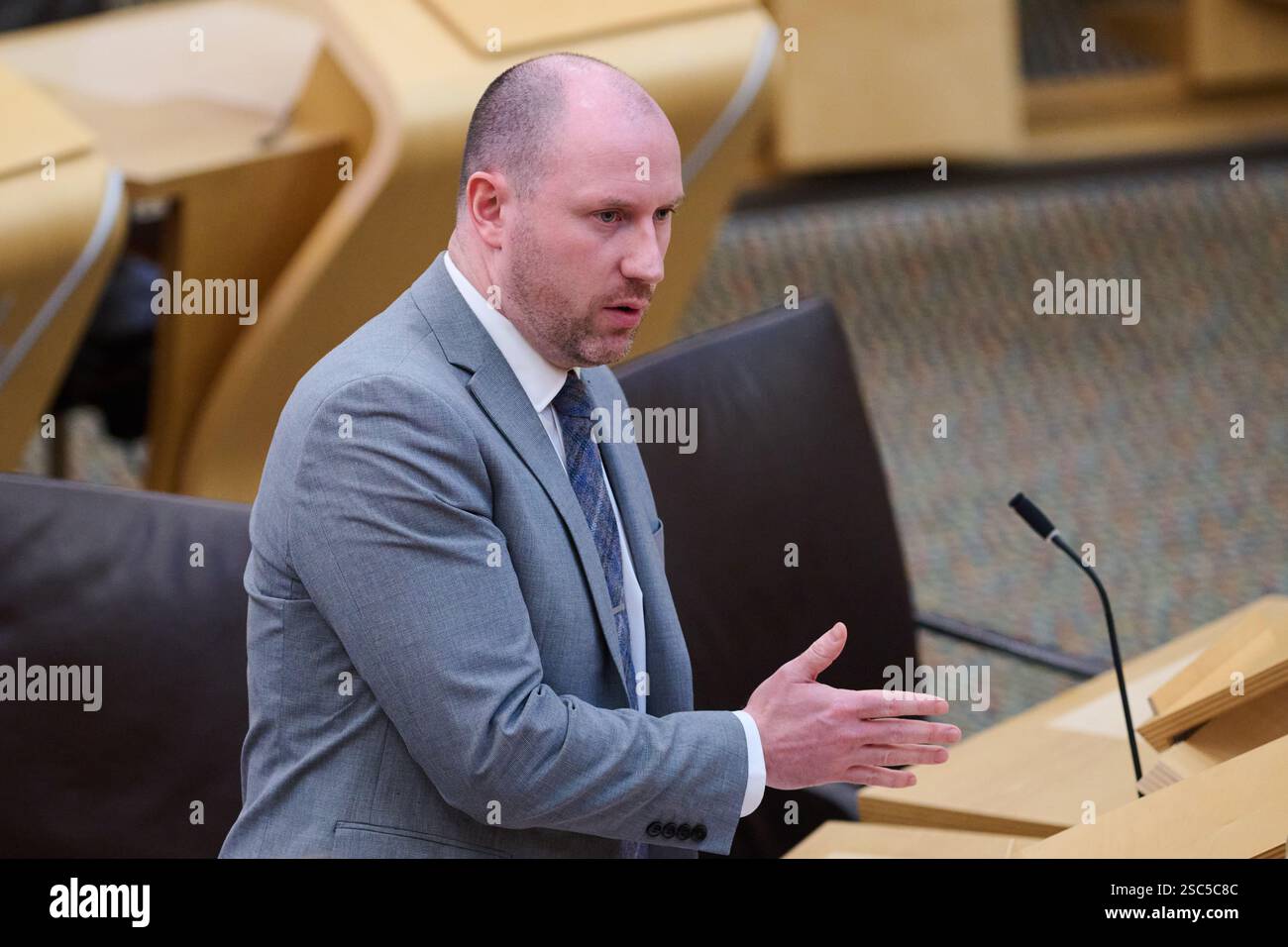 Edinburgh Scotland, UK 05 February 2025. Cabinet Secretary for Health ...