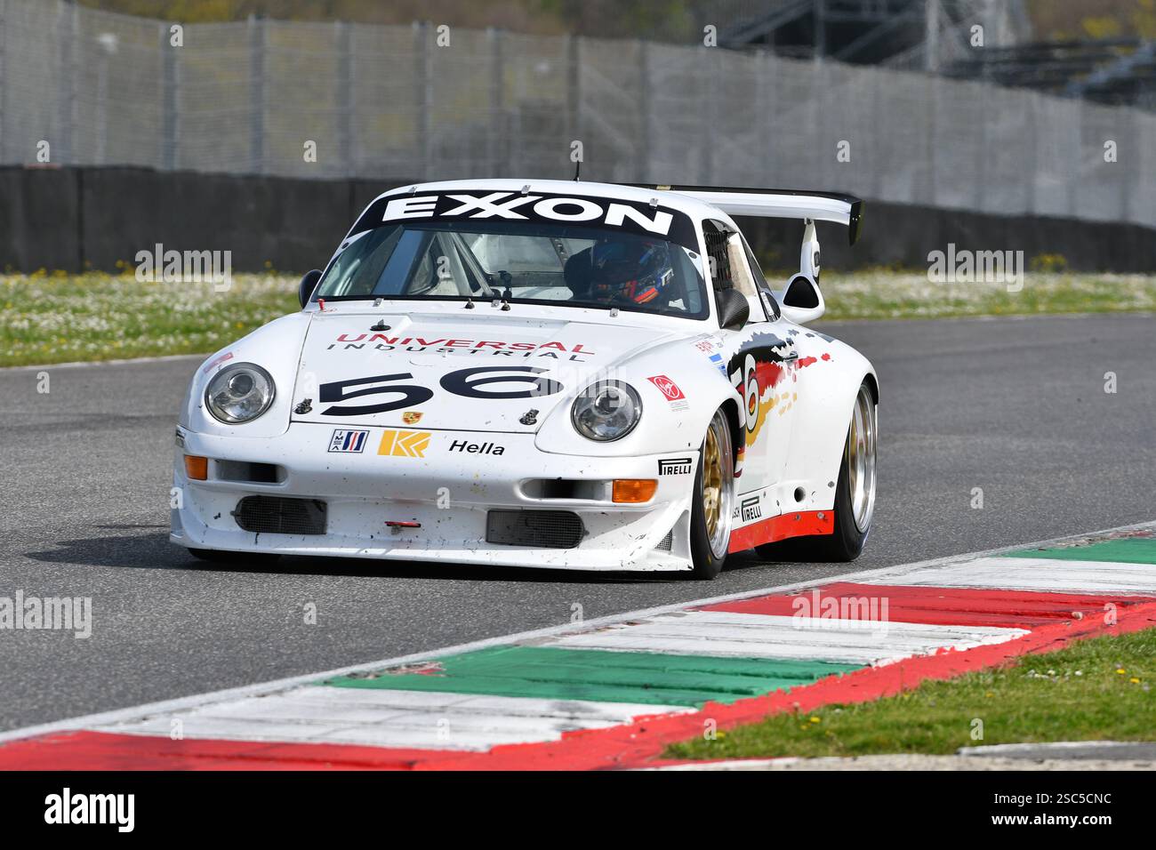 Scarperia, 5 April 2024: Porsche 993 GT2 year 1996 in action during ...