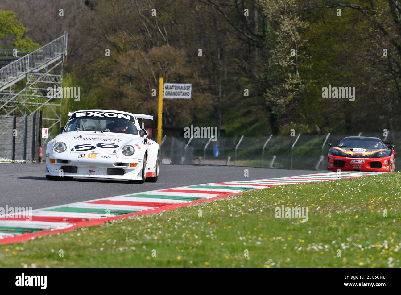 Scarperia, 5 April 2024: Porsche 993 GT2 year 1996 in action during ...
