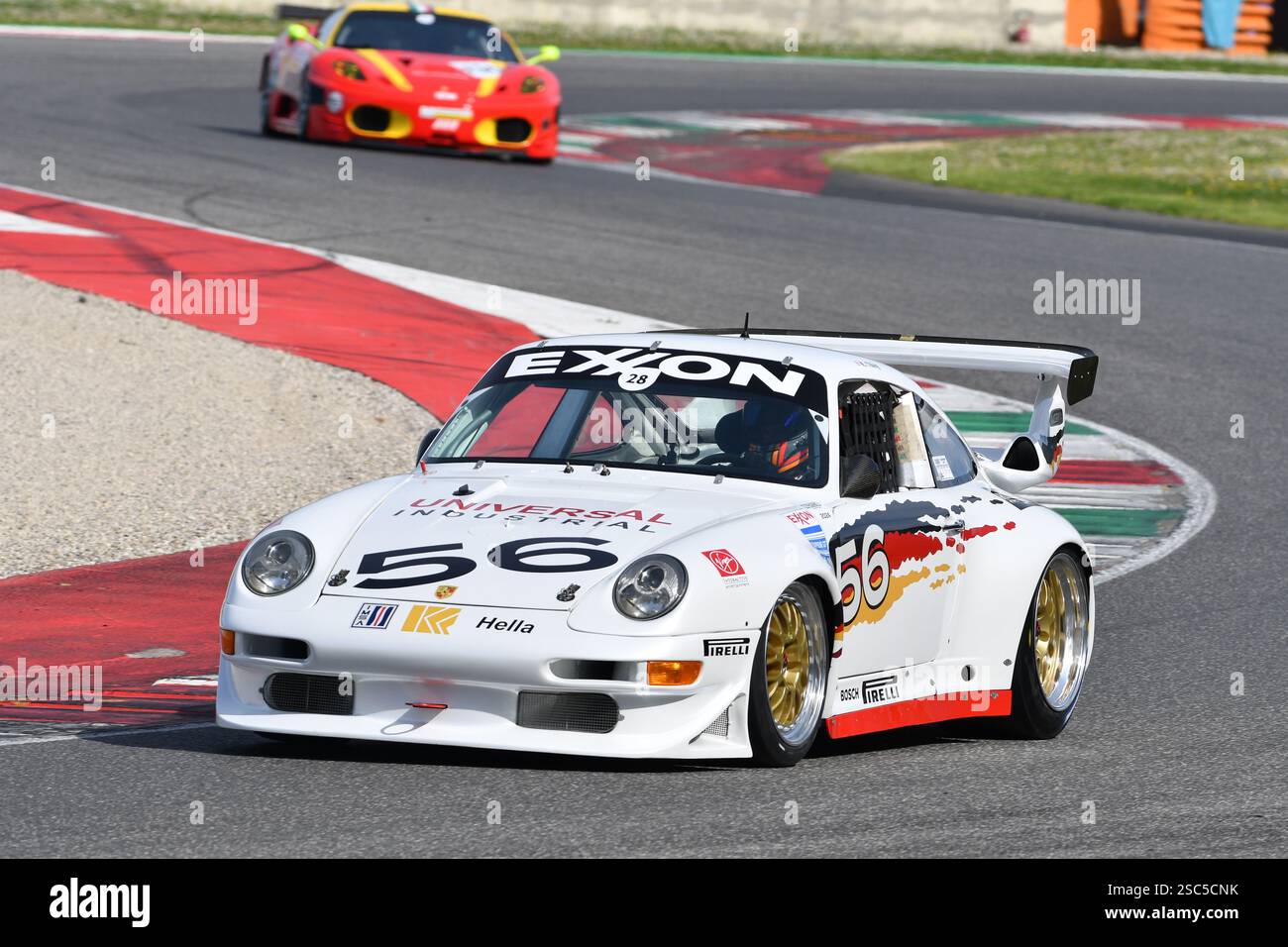 Scarperia, 5 April 2024: Porsche 993 GT2 year 1996 in action during ...