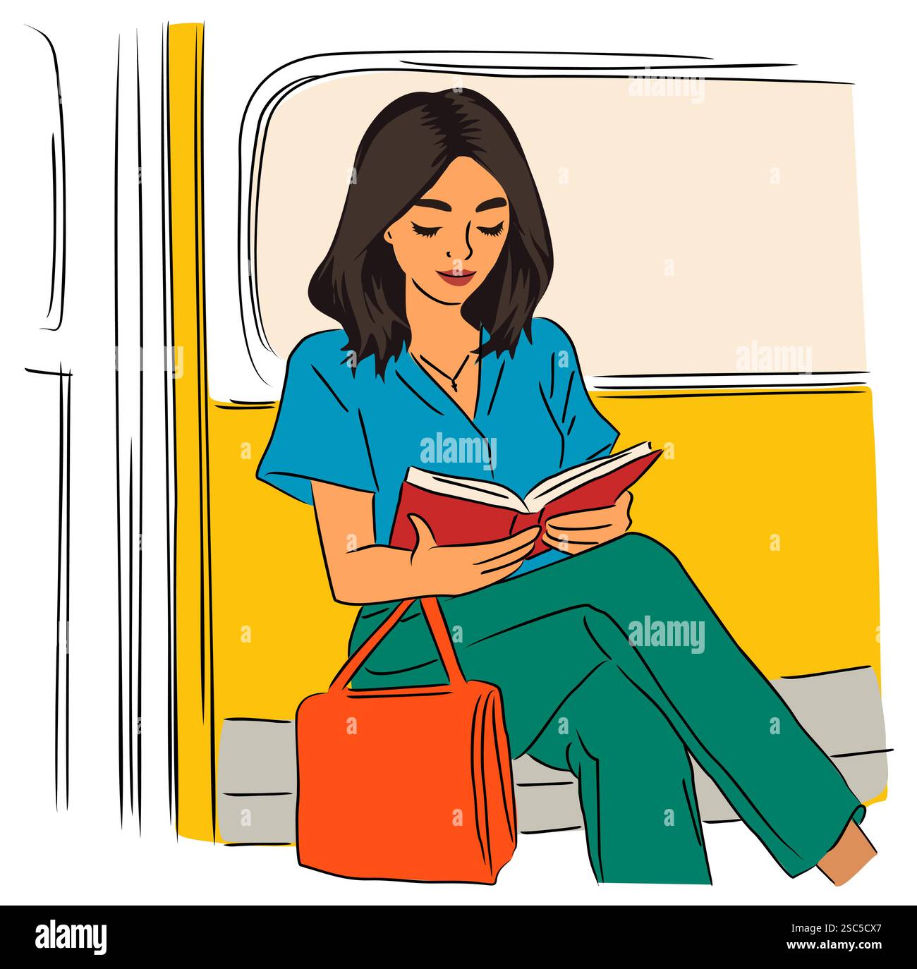 One asian young woman Stock Vector Images - Alamy