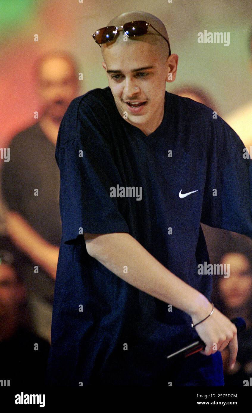 Milan Italy 02/06/1996: Tormento,italian rapper,Fihs,italian Dj and the ...