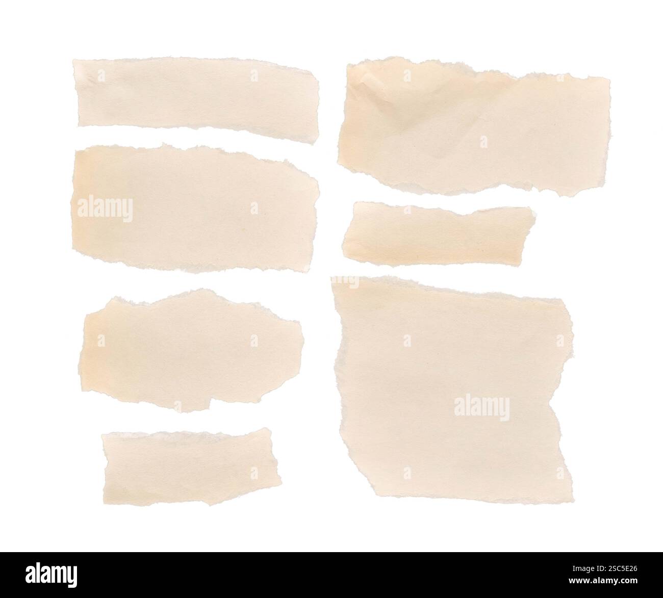 Torn shreds Cut Out Stock Images & Pictures - Alamy