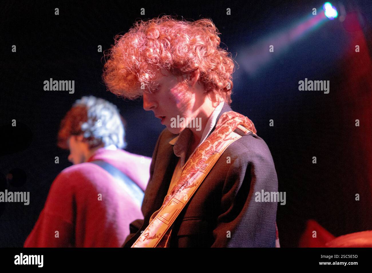 Herbie May of The Lounge Society playing at The Trades Club, Hebden ...