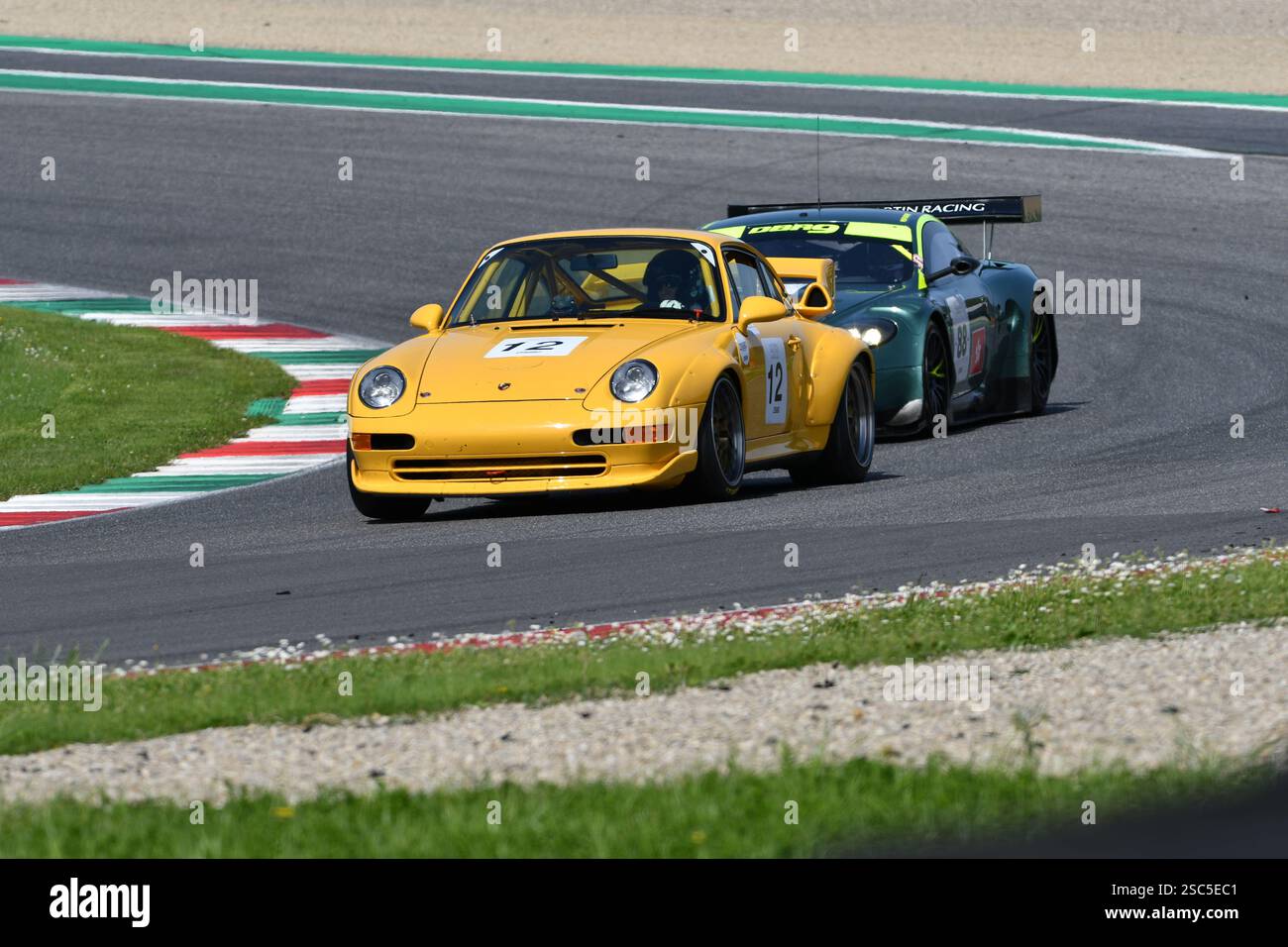 Scarperia, 5 April 2024: Porsche 993 GT2 year 1996 in action during ...