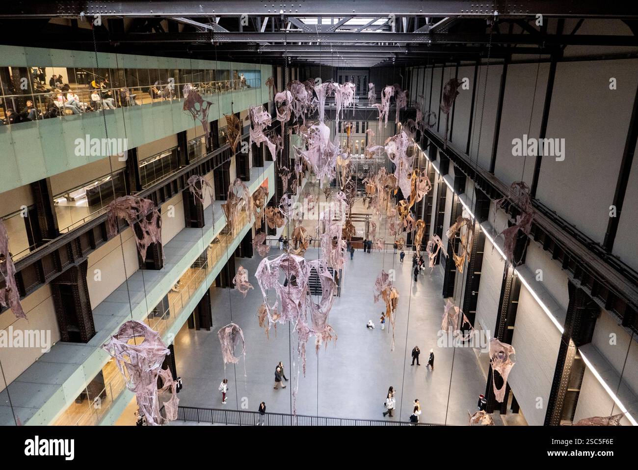 Open Wound by Mire Lee on display in the Turbine hall at The Tate ...