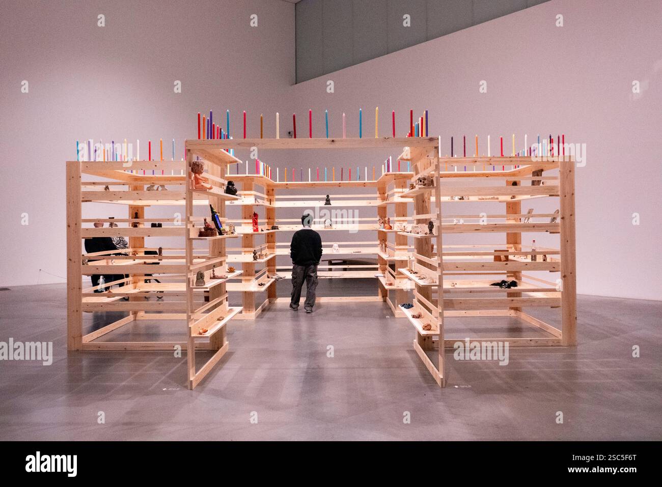 Artwork by Meschac Gaba titled, Art and Religion Room from Museum of ...