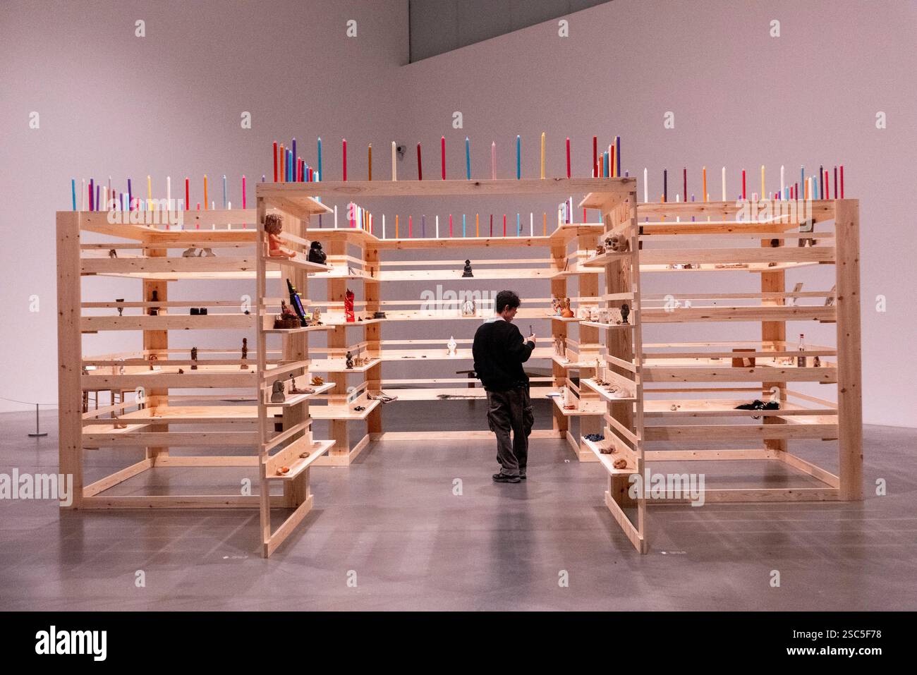 Artwork by Meschac Gaba titled, Art and Religion Room from Museum of ...