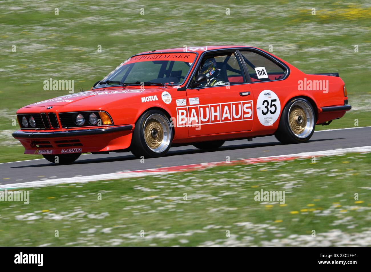 Scarperia, Italy - April 5th 2024: BMW 635 CSi year 1985 in action ...