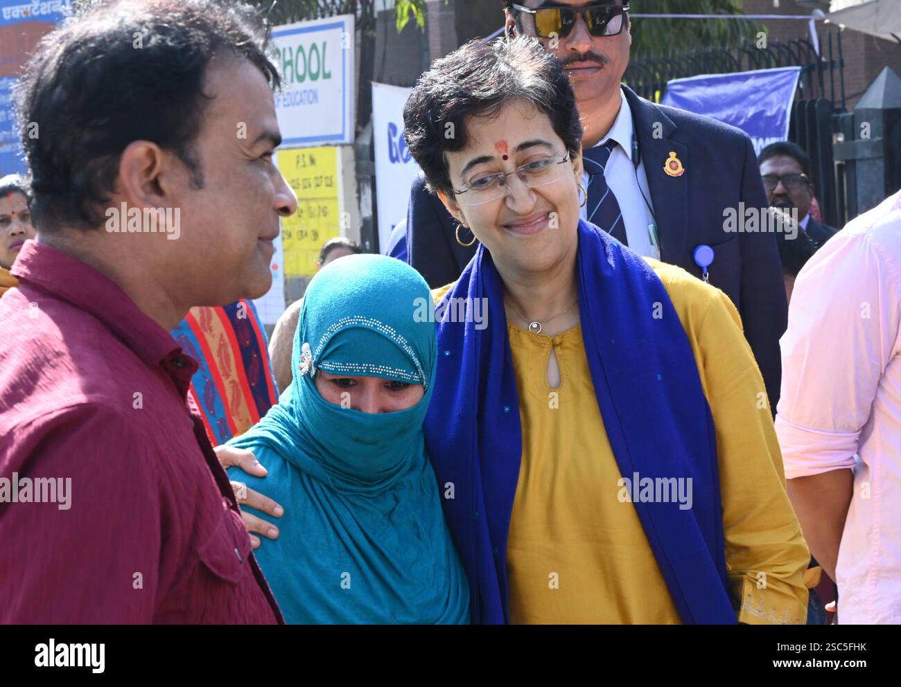 New Delhi, India. 05th Feb, 2025. NEW DELHI, INDIA - FEBRUARY 5: AAP ...