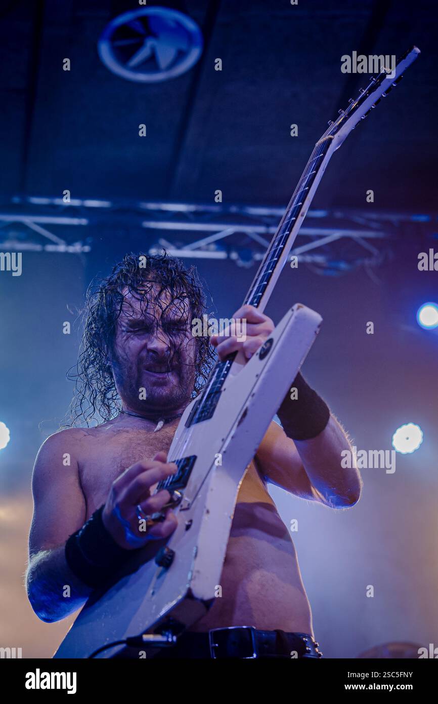 Hard rock band Airbourne performed at Viper Theatre of Firenze Stock ...
