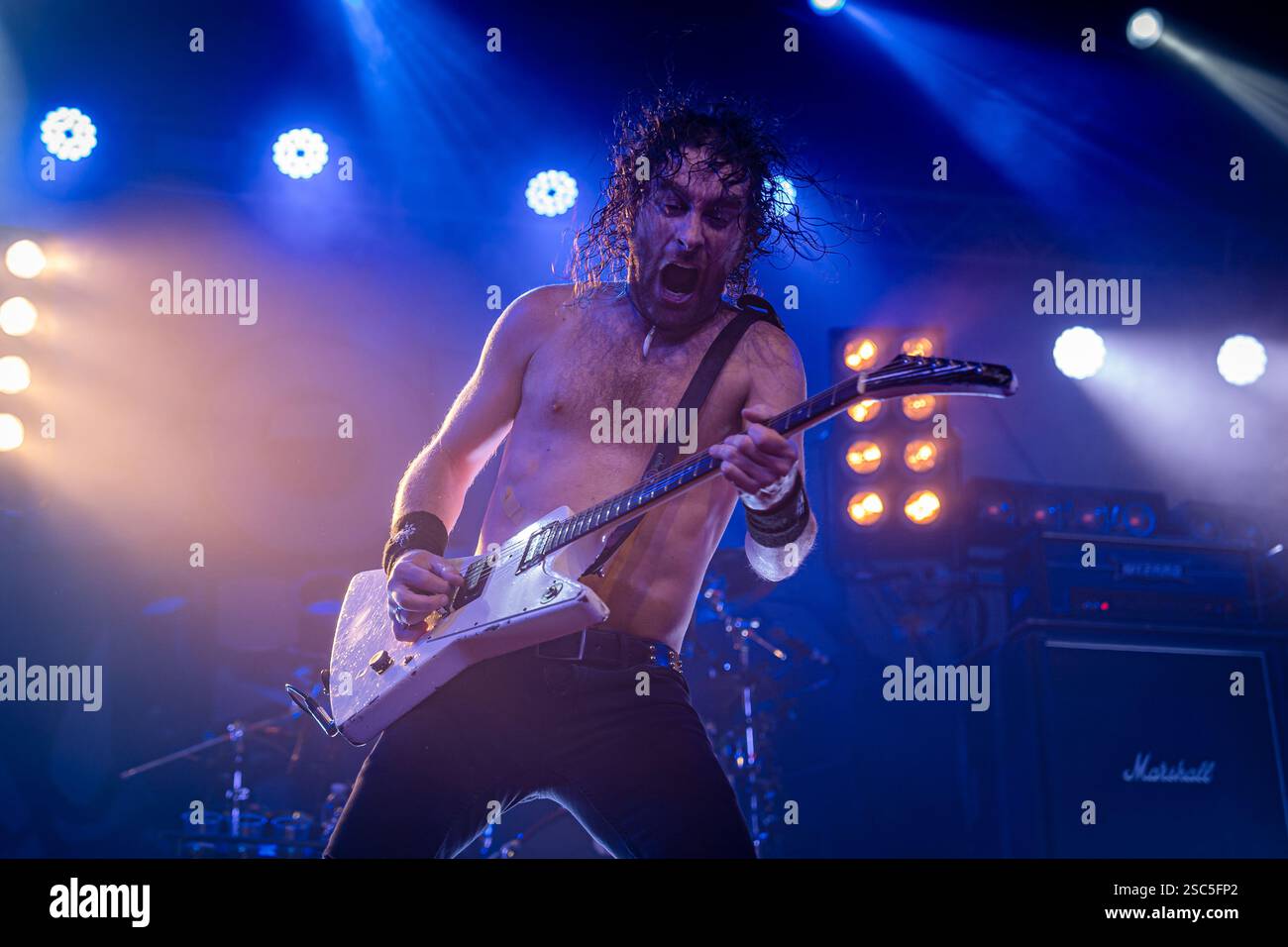 Hard rock band Airbourne performed at Viper Theatre of Firenze Stock ...