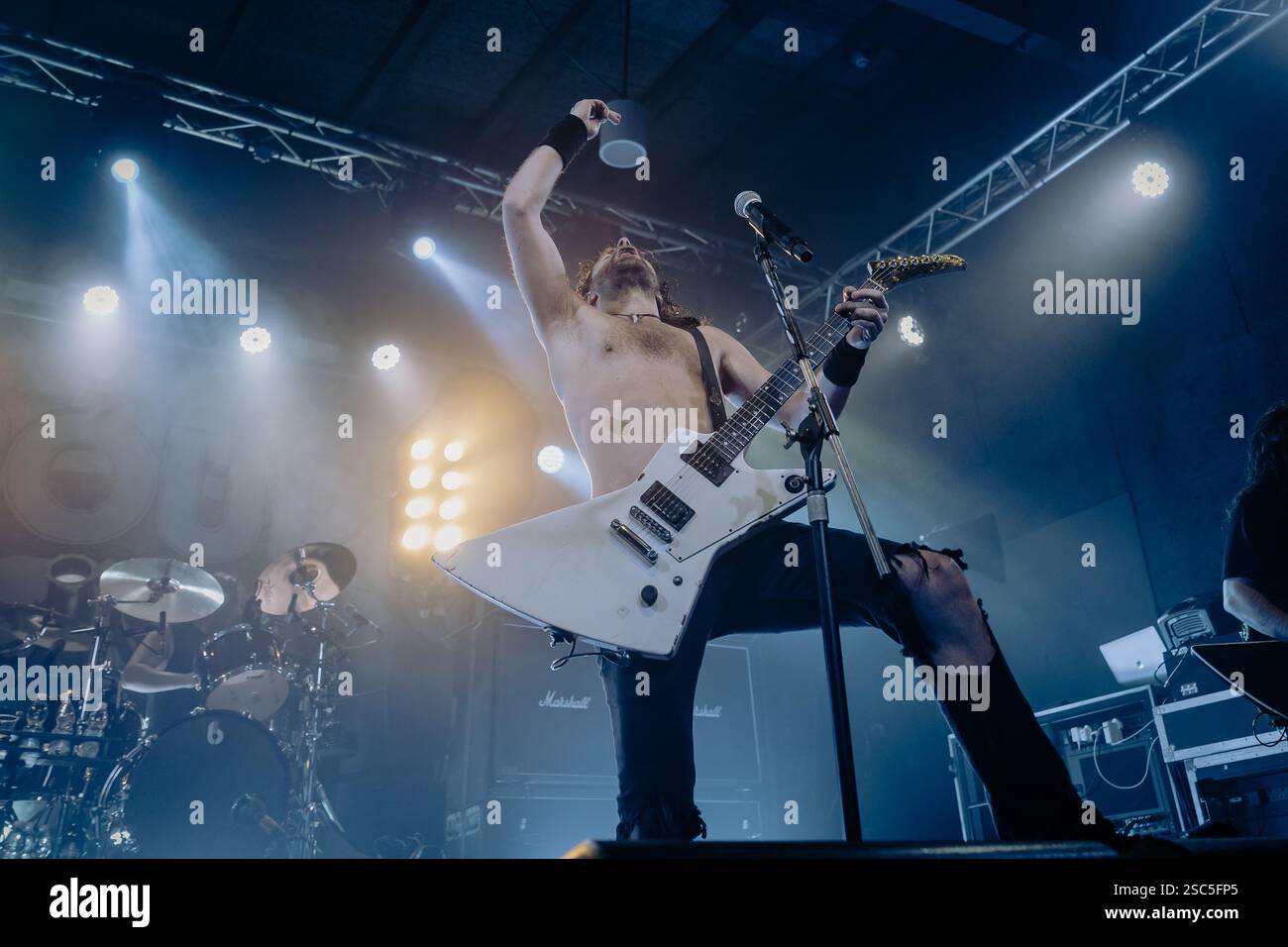 Hard rock band Airbourne performed at Viper Theatre of Firenze Stock ...