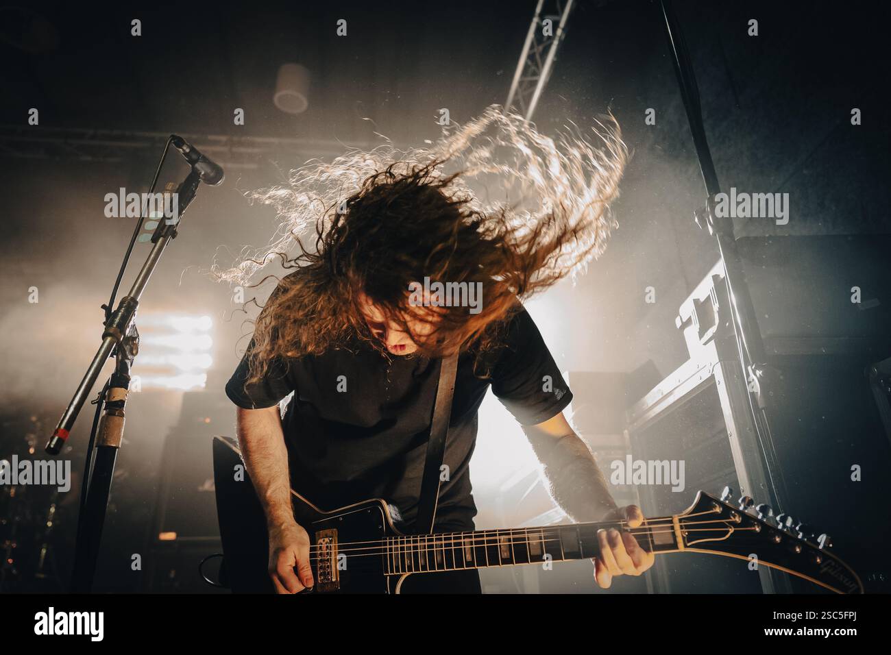 Hard rock band Airbourne performed at Viper Theatre of Firenze Stock ...