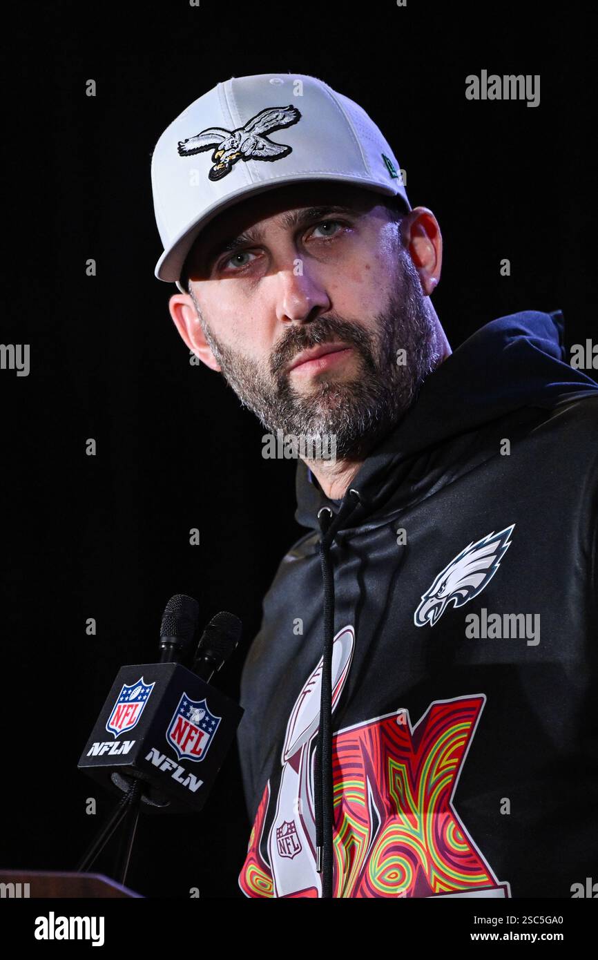 Philadelphia Eagles Head Coach Nick Sirianni during a media conference ...