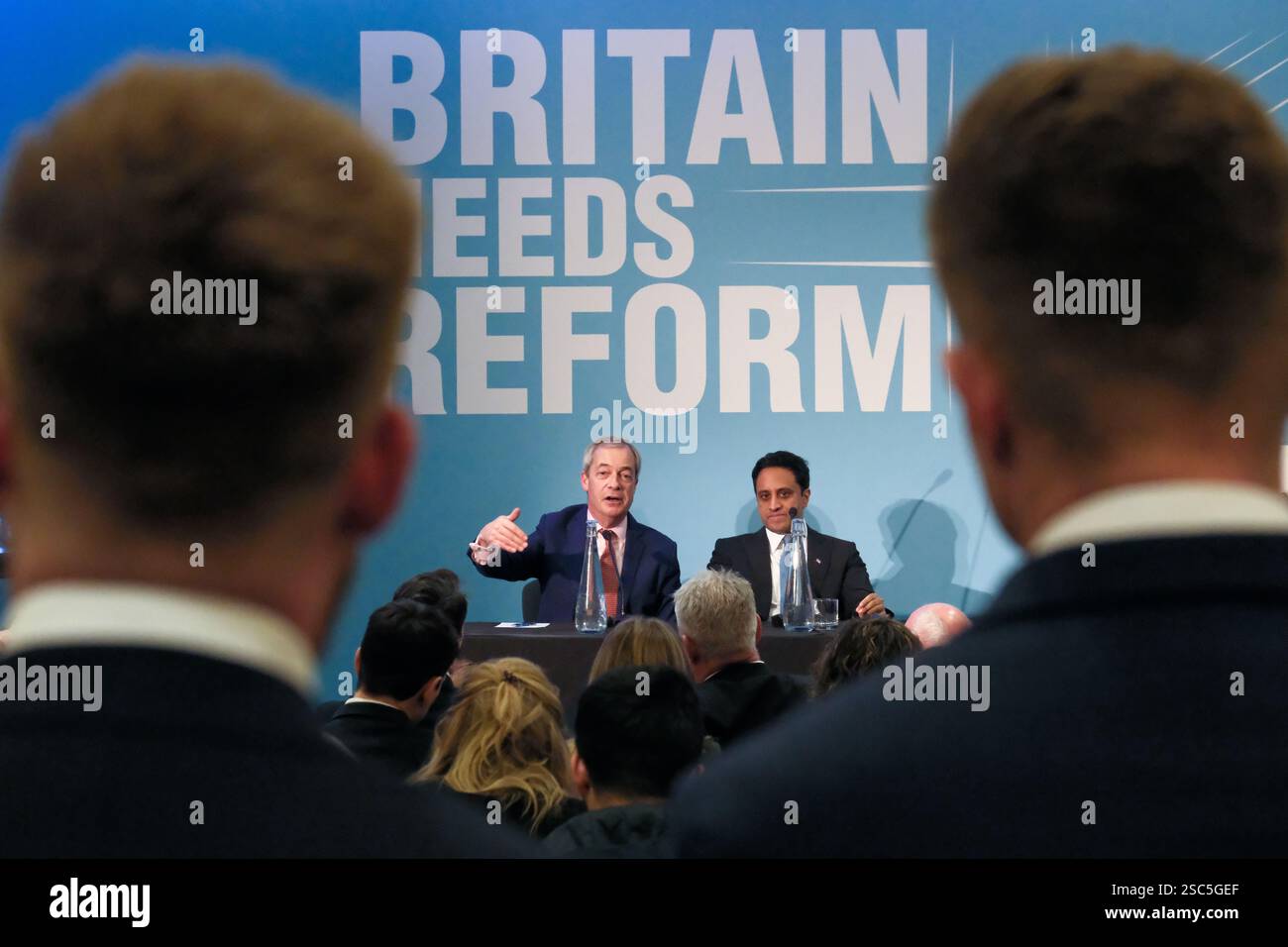 Westminster, London, UK. 5th Feb 2025. Reform UK Press Conference ...