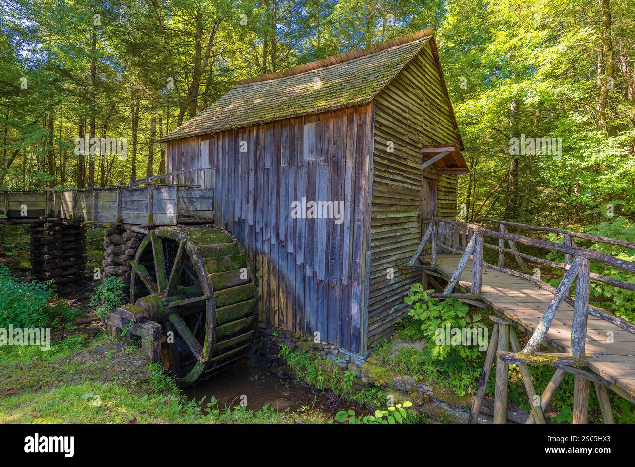 Cable Mill in Cades Cove built in 1867 by John P. Cable in the Smoky ...