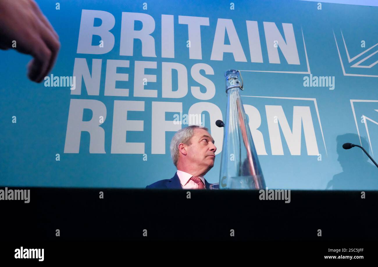 Westminster, London, UK. 5th Feb 2025. Reform UK Press Conference ...