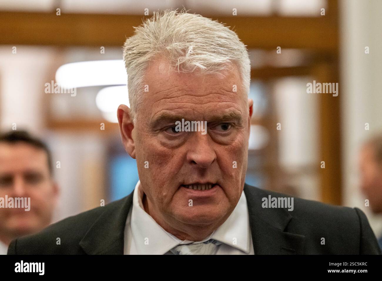 London, UK. 5 February 2025. Lee Anderson, Reform UK MP for Ashfield ...