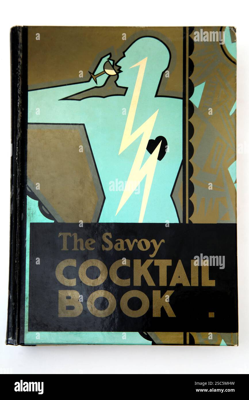 Art Deco 1930's Antique The Savoy Cocktail Book Compiled by Harry ...