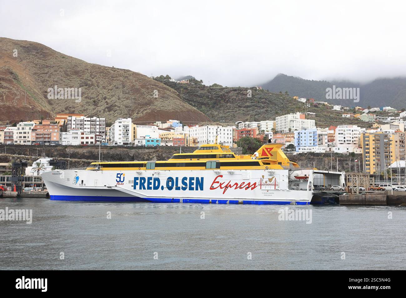 Fred Olsen Express fast ferry Benchijigua Express is pictured in the ...