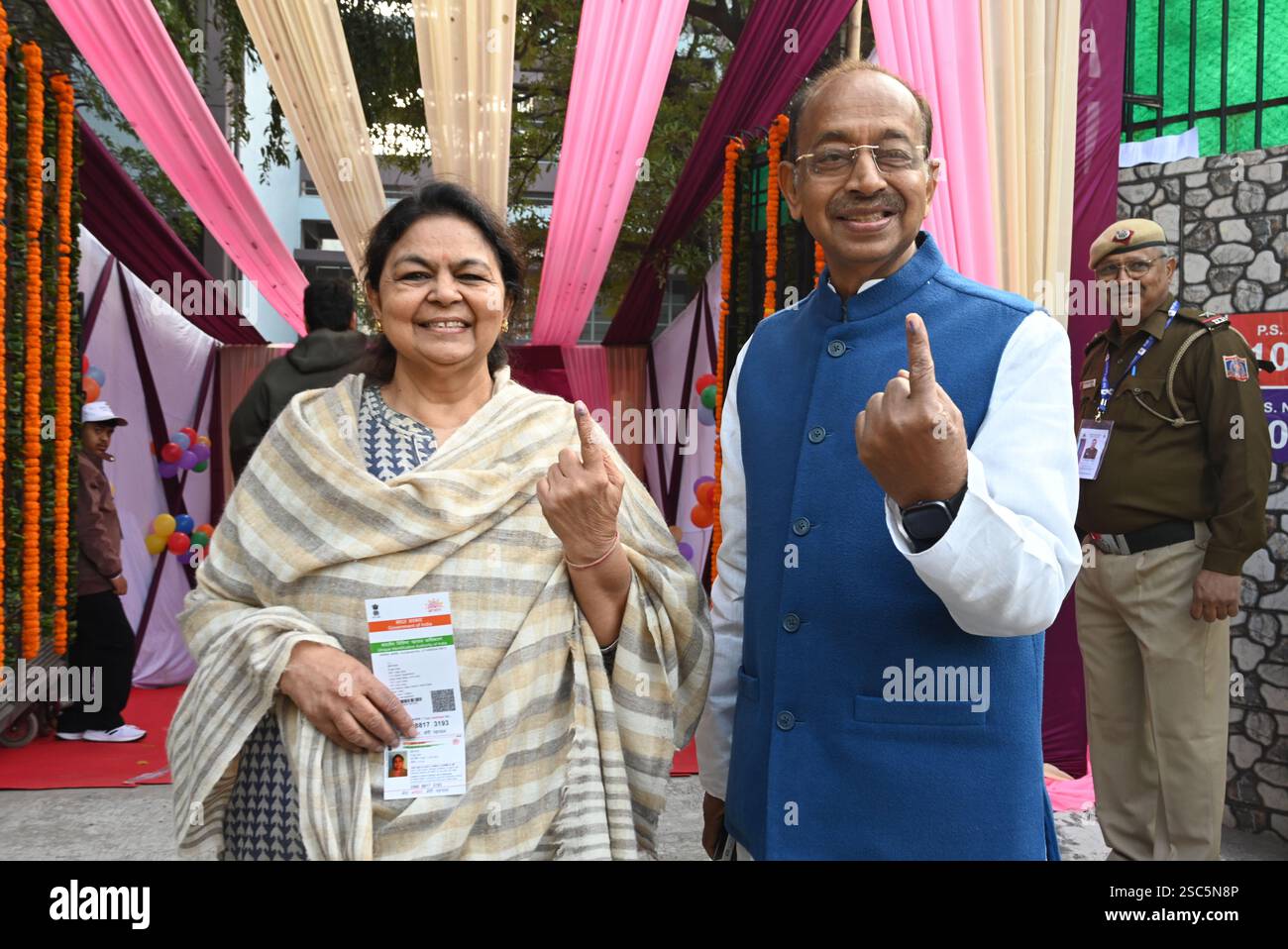 New Delhi, India. 05th Feb, 2025. NEW DELHI, INDIA - FEBRUARY 5: Former ...