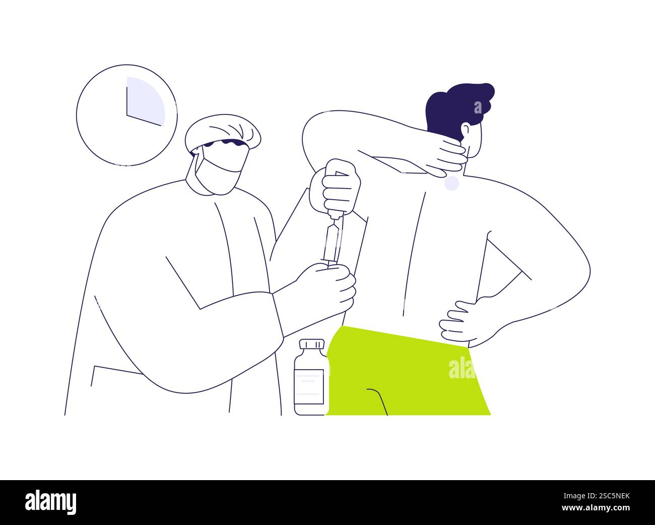 Pain control abstract concept vector illustration Stock Vector Image ...