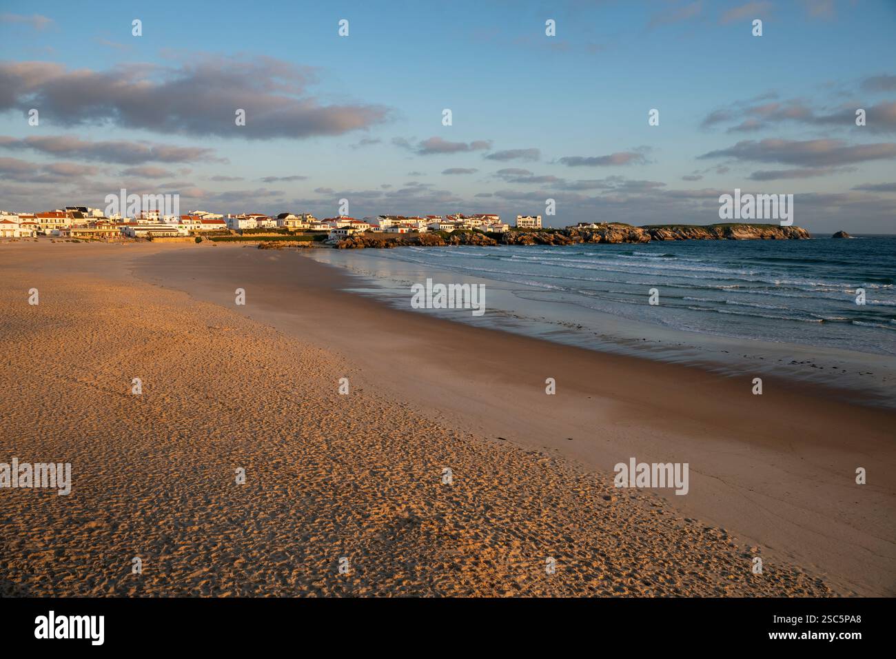 Portugal, Oeste Region, Baleal Island from North Beach (Praia Baleal ...