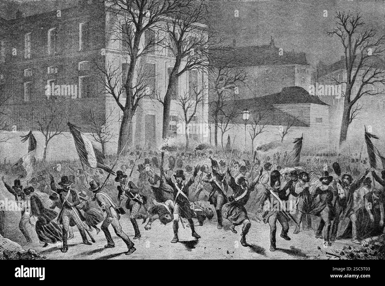 "To arms!.. We are betray'd!.." 1848 Revolution. Paris. France ...