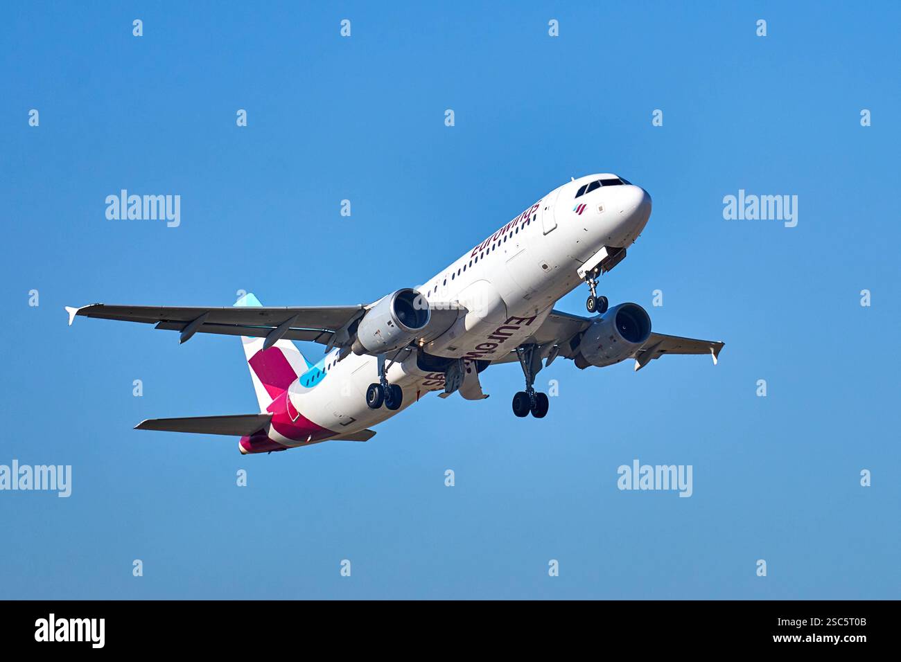 Stuttgart, Baden-Württemberg, Germany - February 5, 2025: An Airbus ...