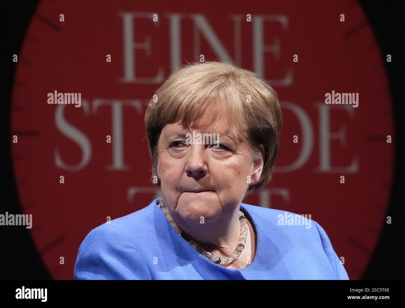 05 February 2025, Hamburg: Former Chancellor Angela Merkel (CDU) speaks ...