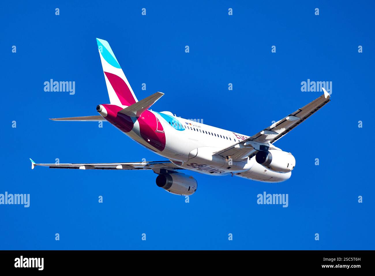 Stuttgart, Baden-Württemberg, Germany - February 5, 2025: An Airbus ...