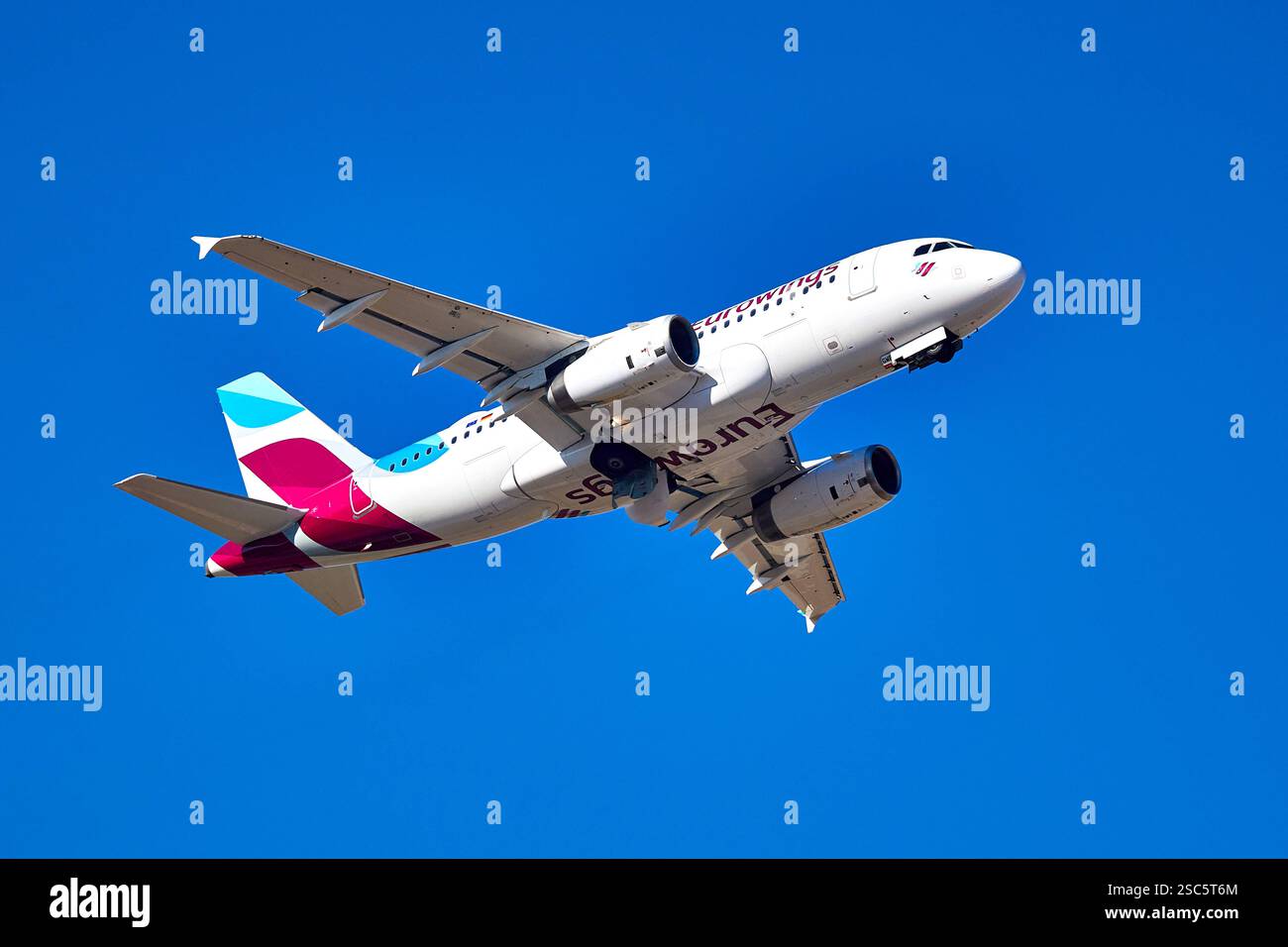 Stuttgart, Baden-Württemberg, Germany - February 5, 2025: An Airbus ...
