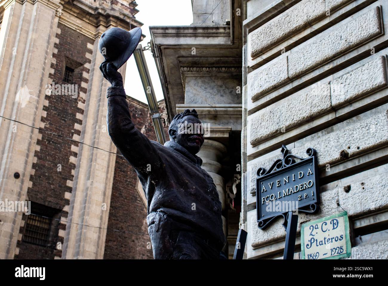 Mexico City, Mexico - October 24, 2024: Monument to Pancho Villa at the ...