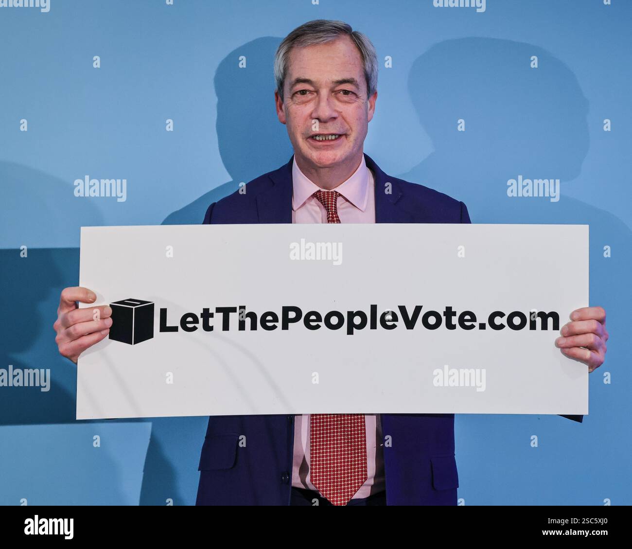 London, UK. 05th Feb, 2025. Nigel Farage, party founder and MP for ...