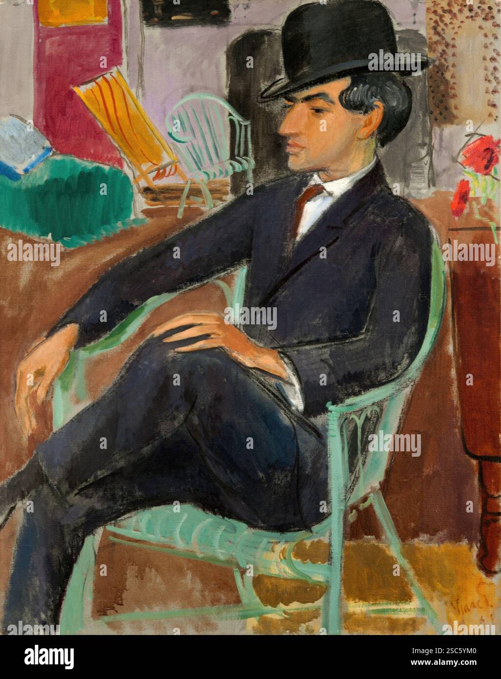 Isaac Grunewald - Jules Pascin, Artist - 1921 Stock Photo - Alamy