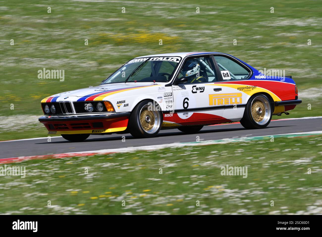Scarperia, Italy - April 5th 2024: BMW 635 Csi year 1983 in action ...