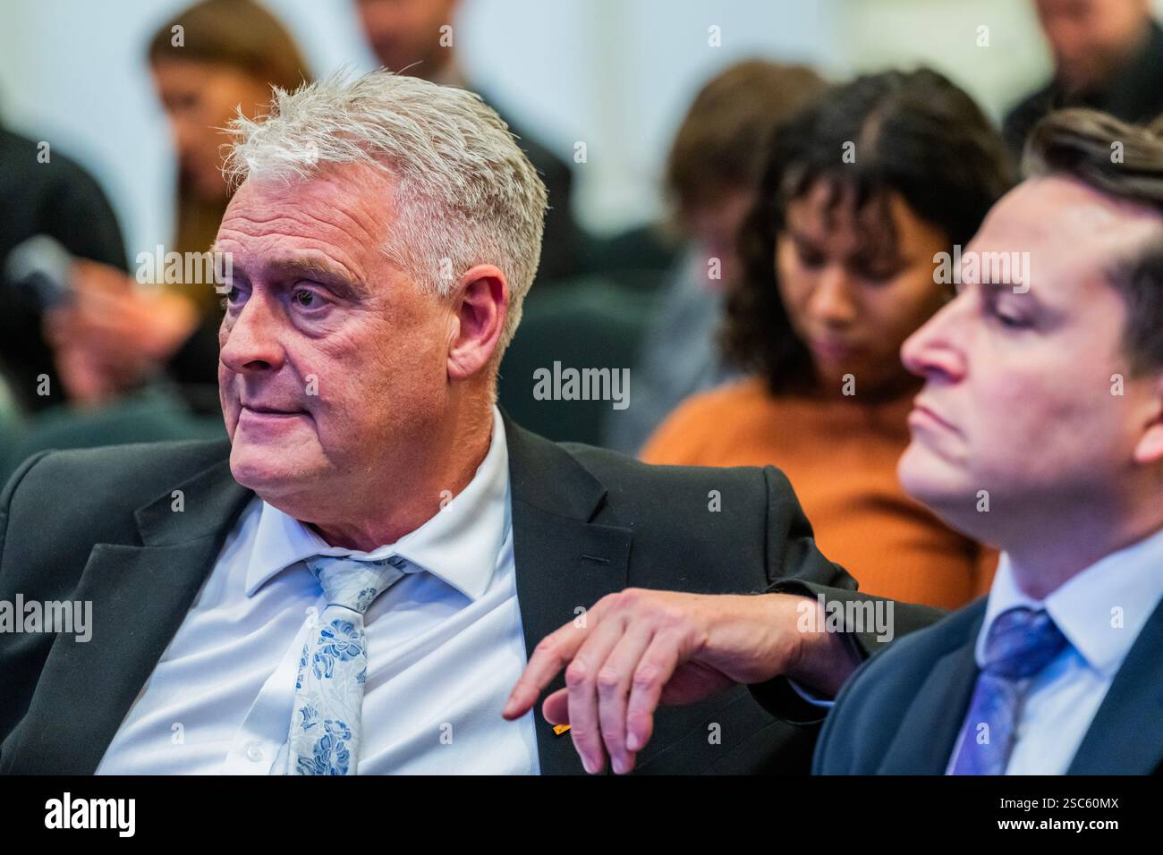 London, UK. 5th Feb, 2025. Lee Anderson attends - Nigel Farage MP and ...