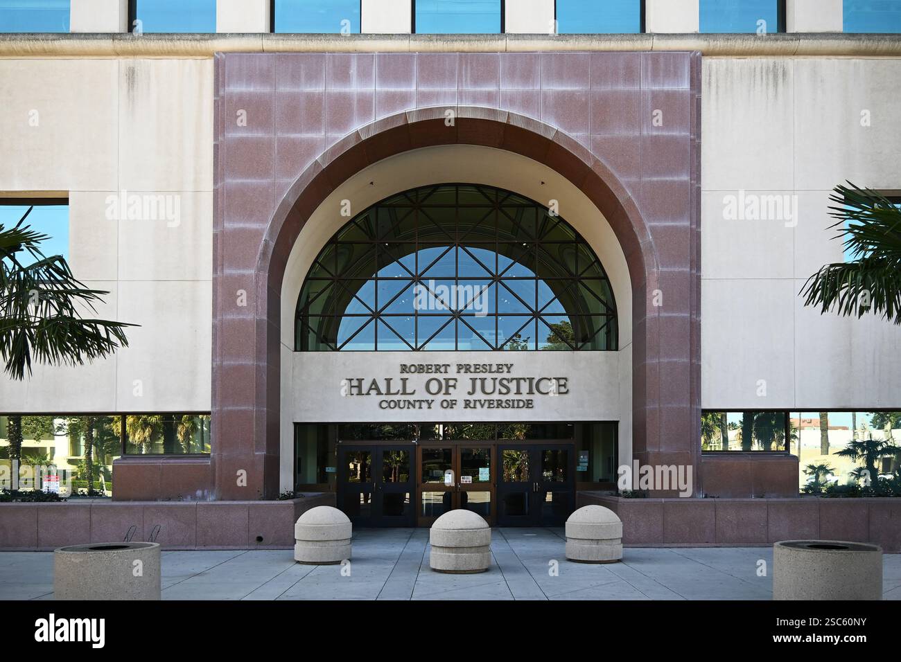 RIVERSIDE, CALIFORNIA - 2 FEB 2025: The Robert Presley Hall of Justice ...