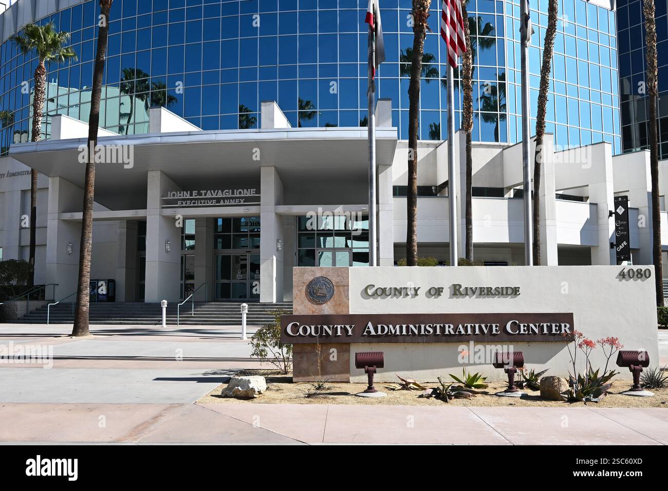 RIVERSIDE, CALIFORNIA - 2 FEB 2025: The Riverside County Administrative ...