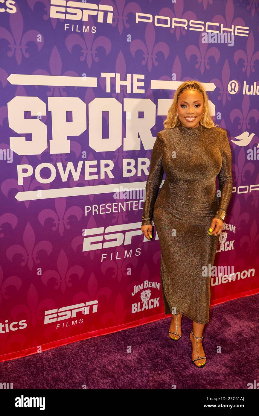 New Orleans, United States. 05th Feb, 2025. Kimberly A. Martin (ESPN ...